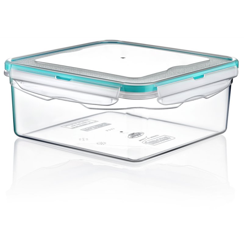 Aufbewahrungsbox mit Klick-Verschluss (1,3 Liter) - PREMIUM - SQUARE