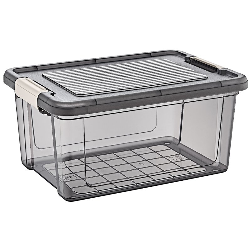 Aufbewahrungsbox mit Verschluss-Deckel - 16 Liter - STORMAX (ELITE)