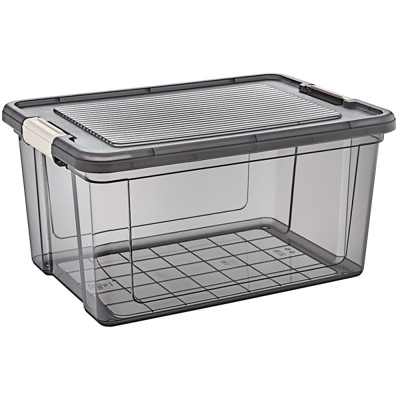 Aufbewahrungsbox mit Verschluss-Deckel - 30 Liter - STORMAX (ELITE)
